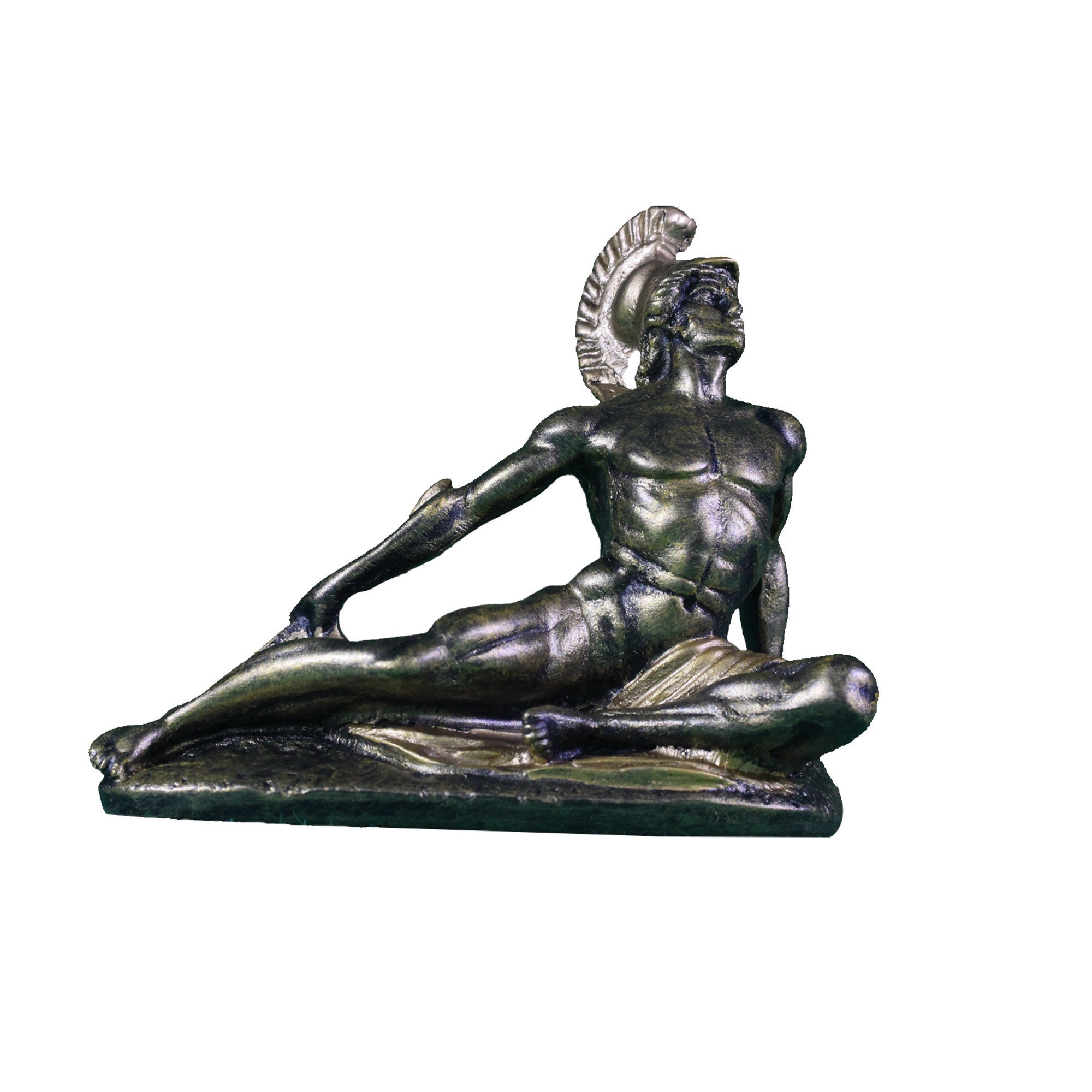 Achilles Face Statue