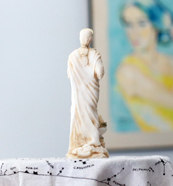 Hestia Statue Ancient Greek Goddess Marble Sculpture 17cm-6.7in ...