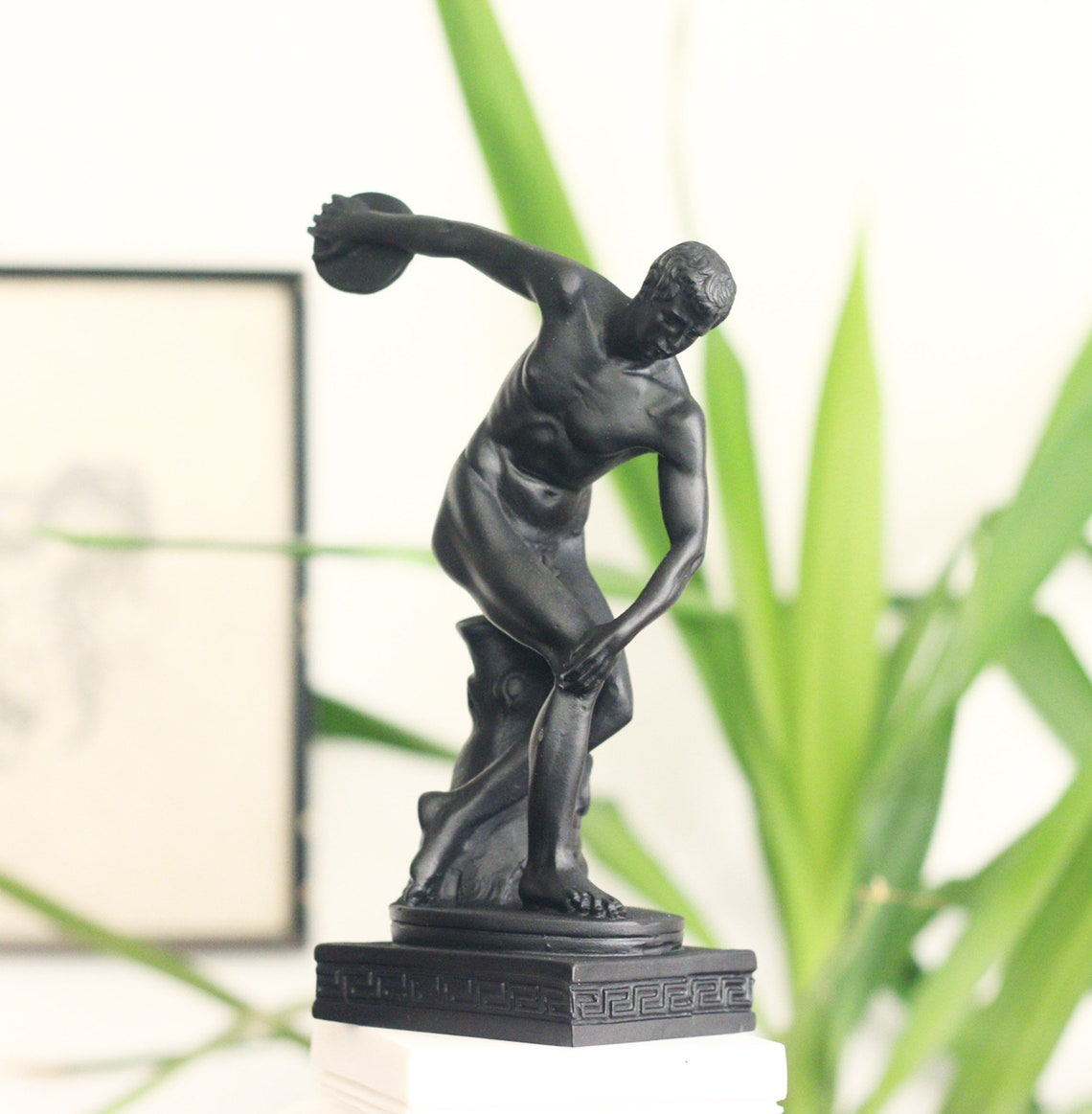 Discus Thrower Statue Ancient Greek Sculpture 15cm-6in - Etsy