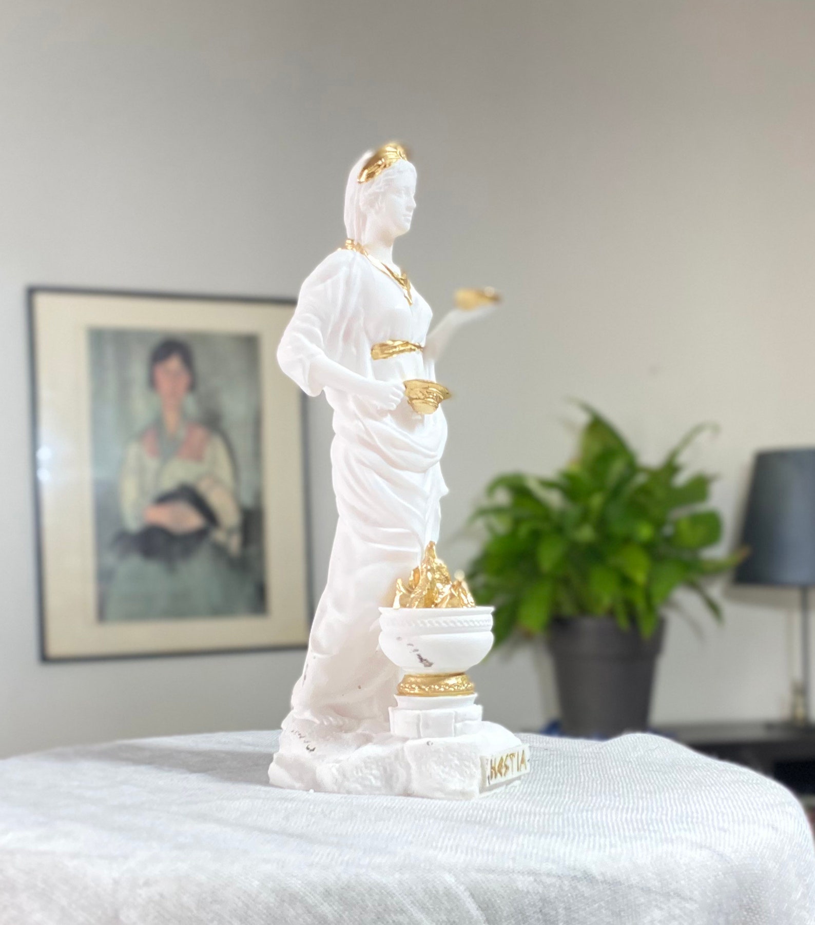 Hestia Statue Ancient Greek Goddess Sculpture 33cm-13in - Etsy