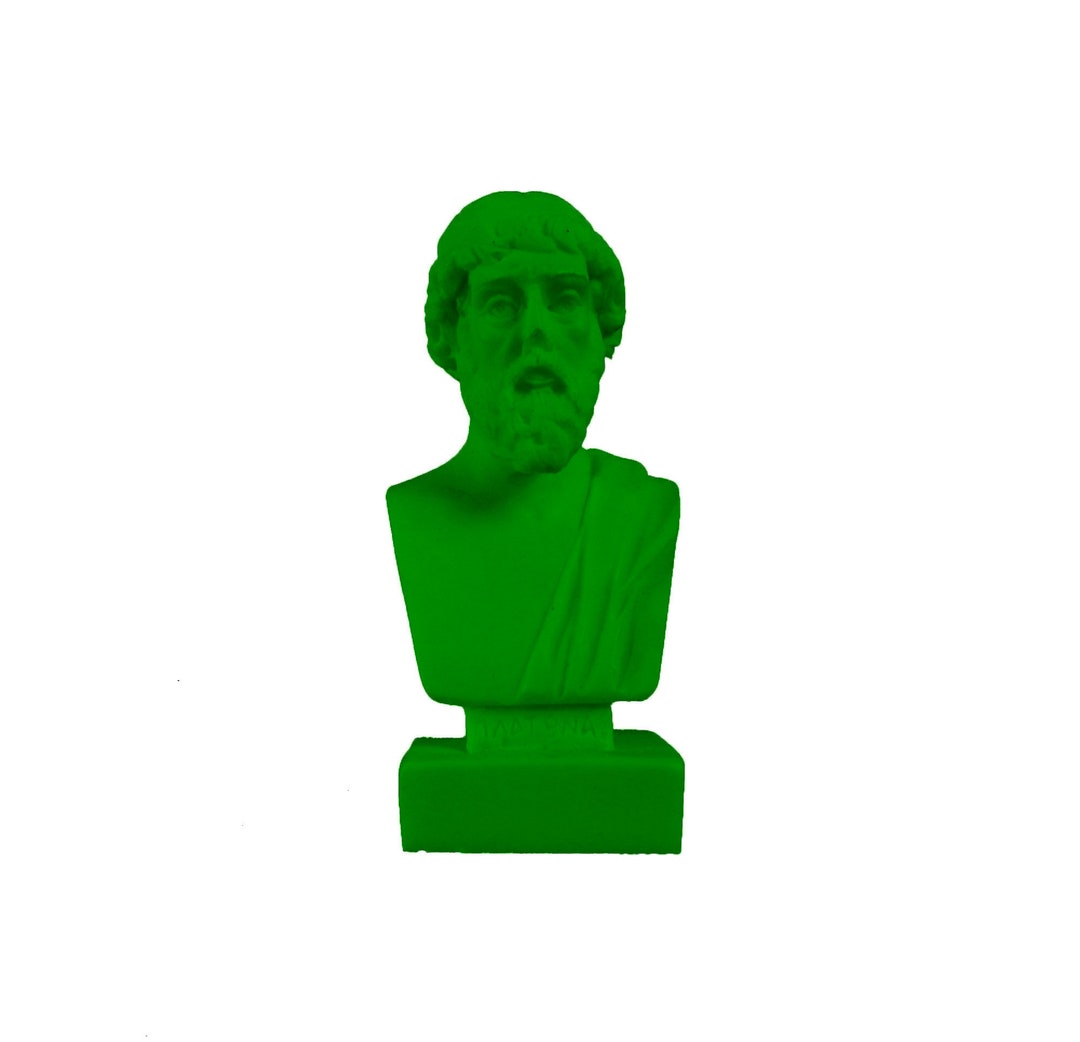 Plato Statue Ancient Greek Pop Art Marble Bust, 12cm-4.7in - Etsy