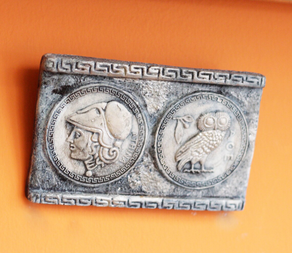 Athena Statue Ancient Greek Goddess Mythology Head Wall Plaque - Etsy UK
