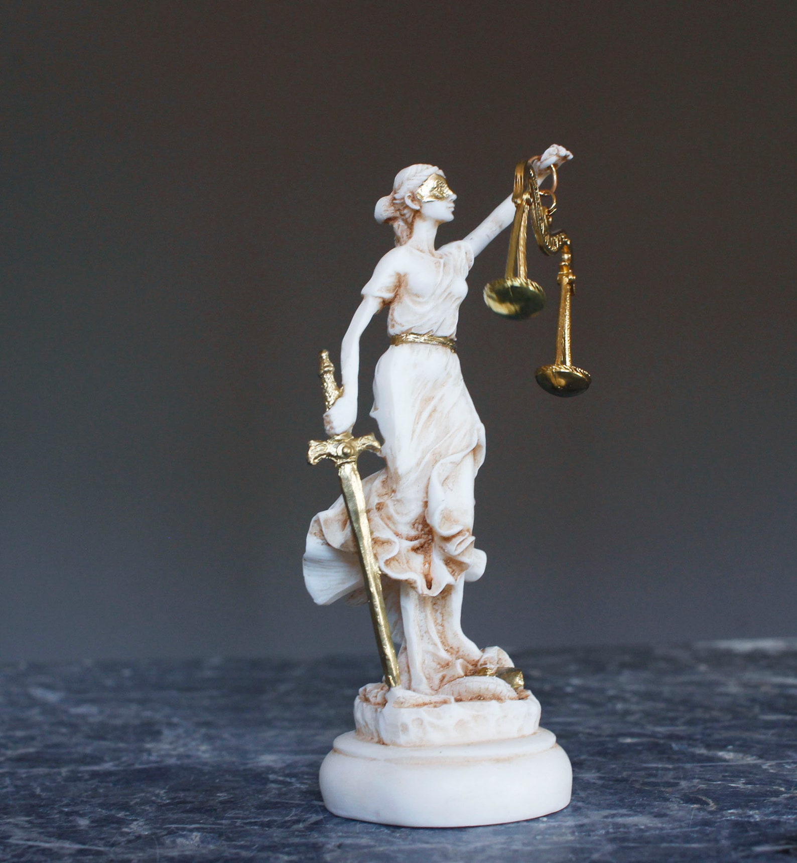 Themis Greek Roman Mythology Blind Goddess of Justice Female - Etsy