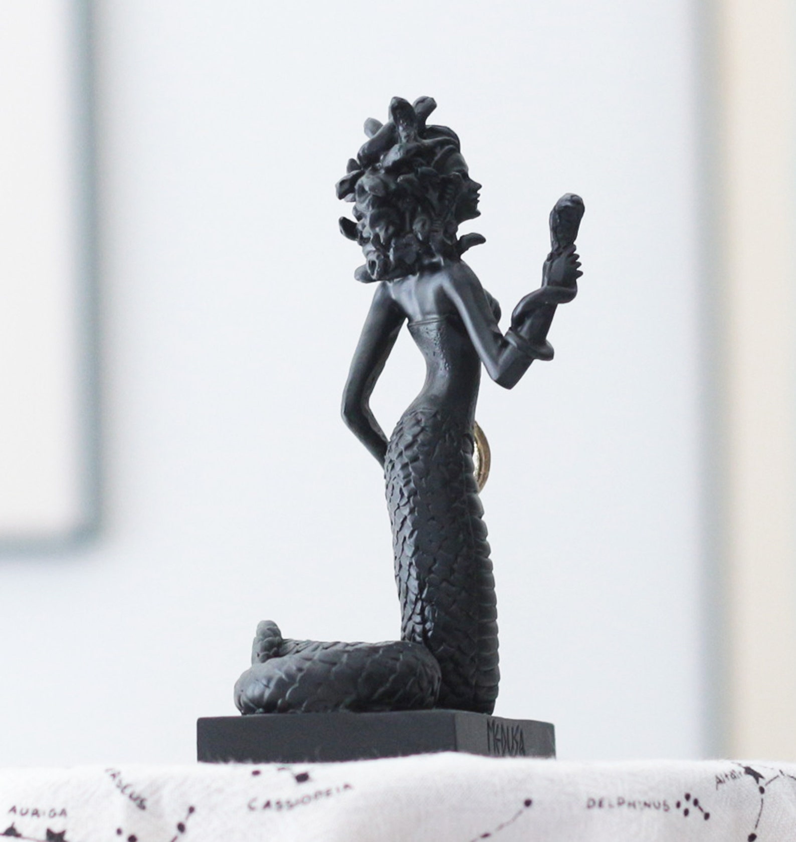 Medusa Statue Mermaid Figurine Ancient Greek Mythology Art - Etsy UK