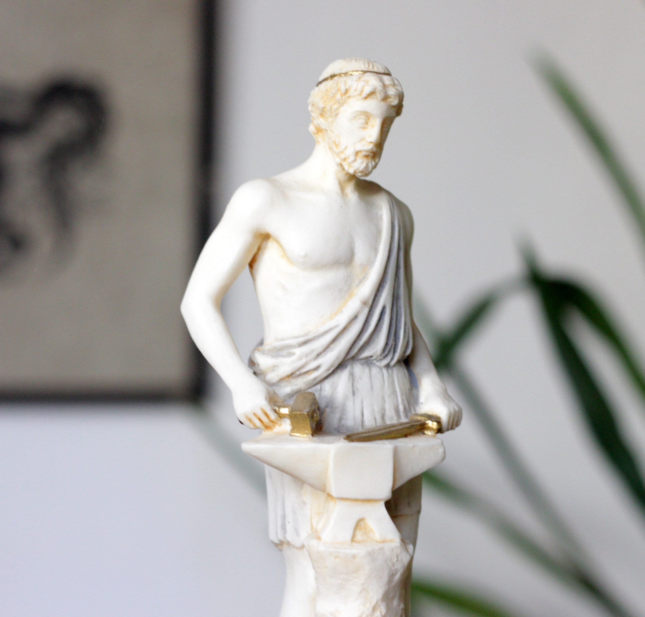 Hephaestus Greek God Statue