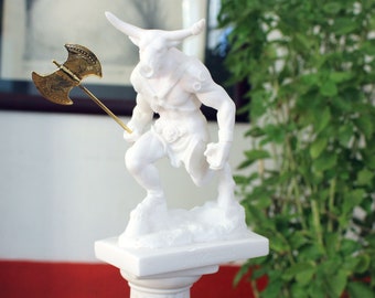 Minotaur Statue Mythical Creature Statue Greek Mythology | Etsy