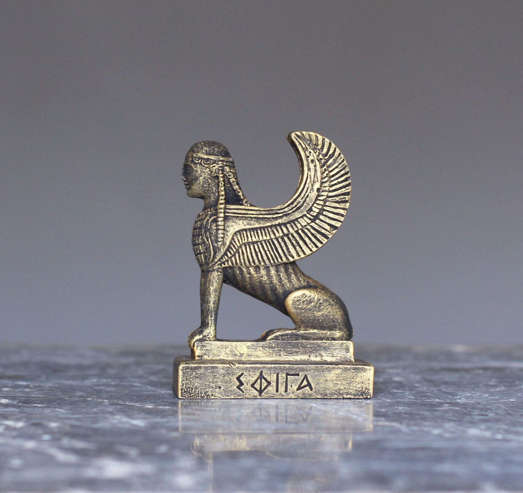 Sphinx Statue Greek Statue Fantasy Creature Mythical | Etsy