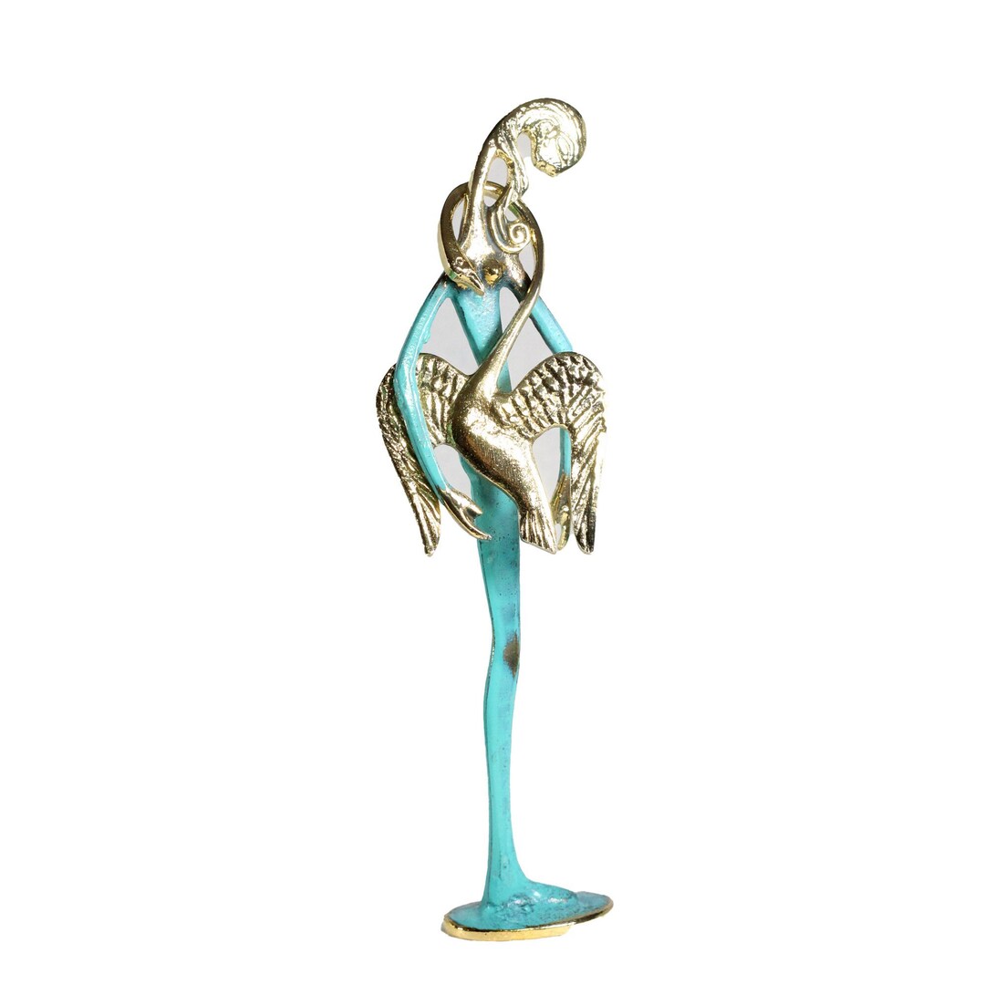 Greek Mythology Leda Princess and the Swan Ancient Greek Bronze ...