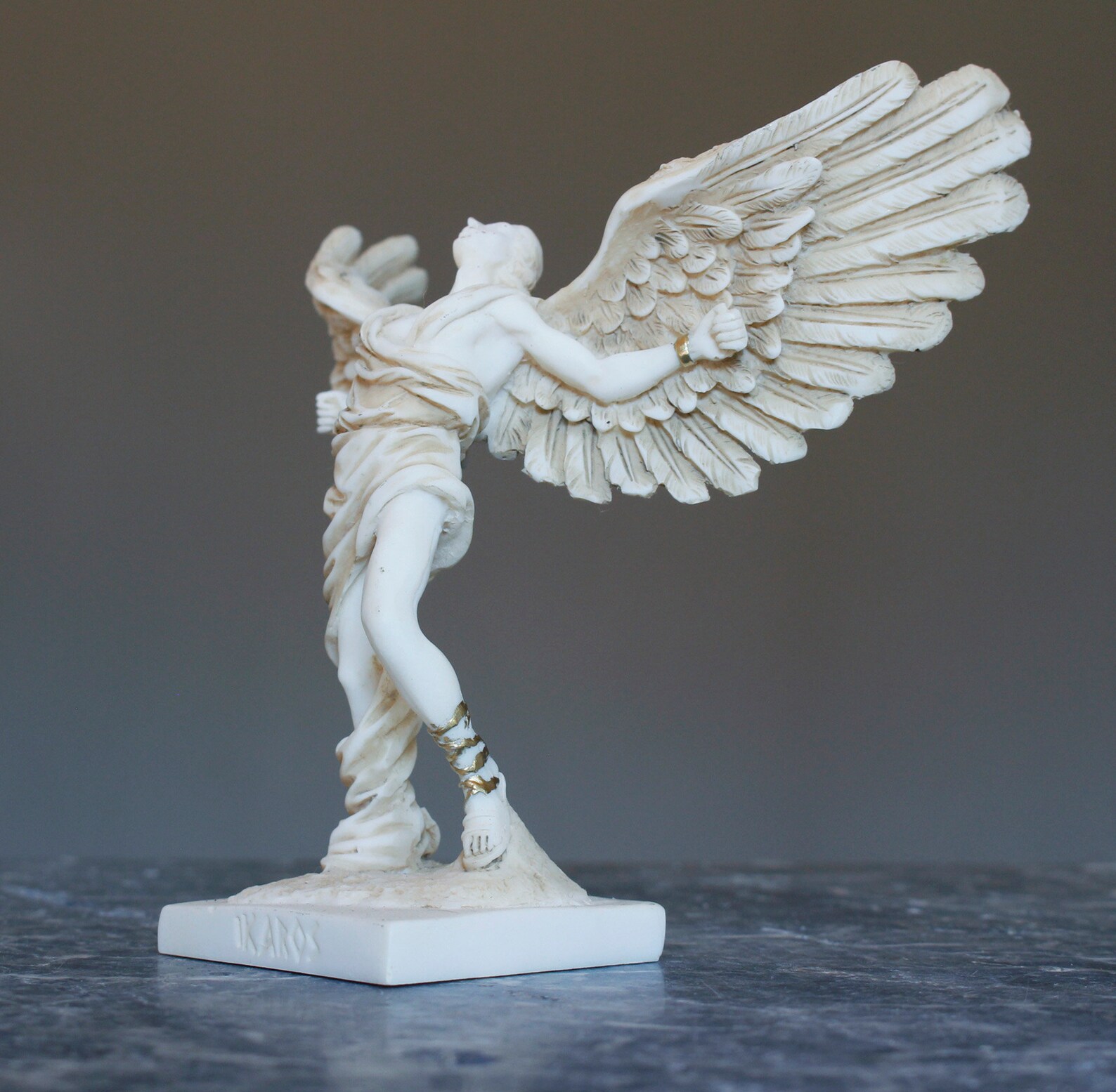 Icarus Ancient Greek Statue Figure First Man to Fly Handmade | Etsy