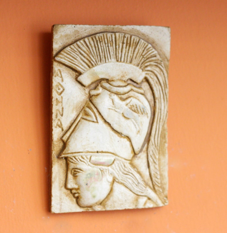 Athena Greek Goddess Ancient Greek Mythology Head Wall Plaque - Etsy