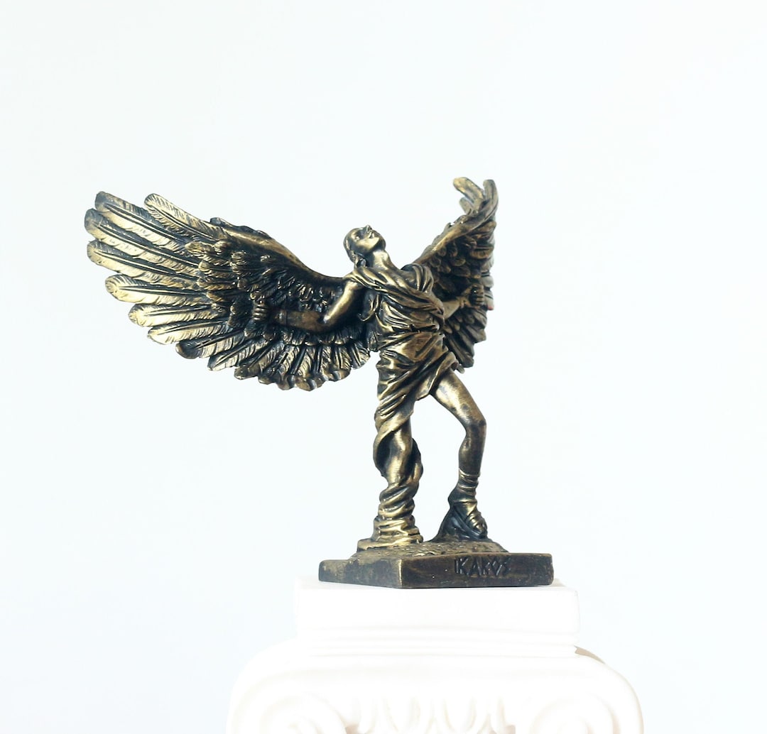 Icarus Statue Ancient Greek Mythology Marble Sculpture, 16cm-6.3in - Etsy