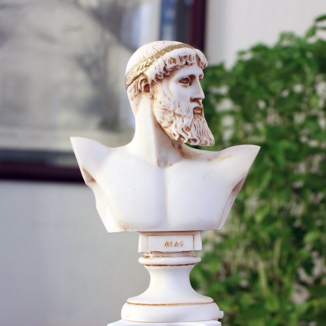 Zeus Statue Bust Head Sculpture Greek Statue Roman Bust | Etsy