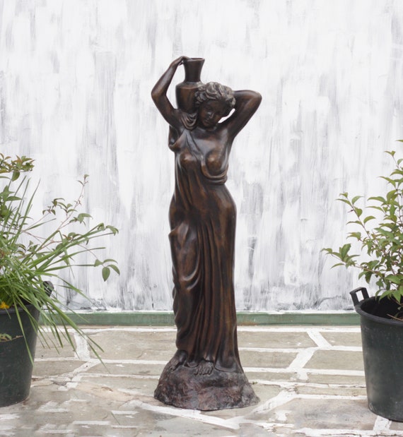 Greek Woman With the Pitcher Original Ancient Greek Bronze | Etsy