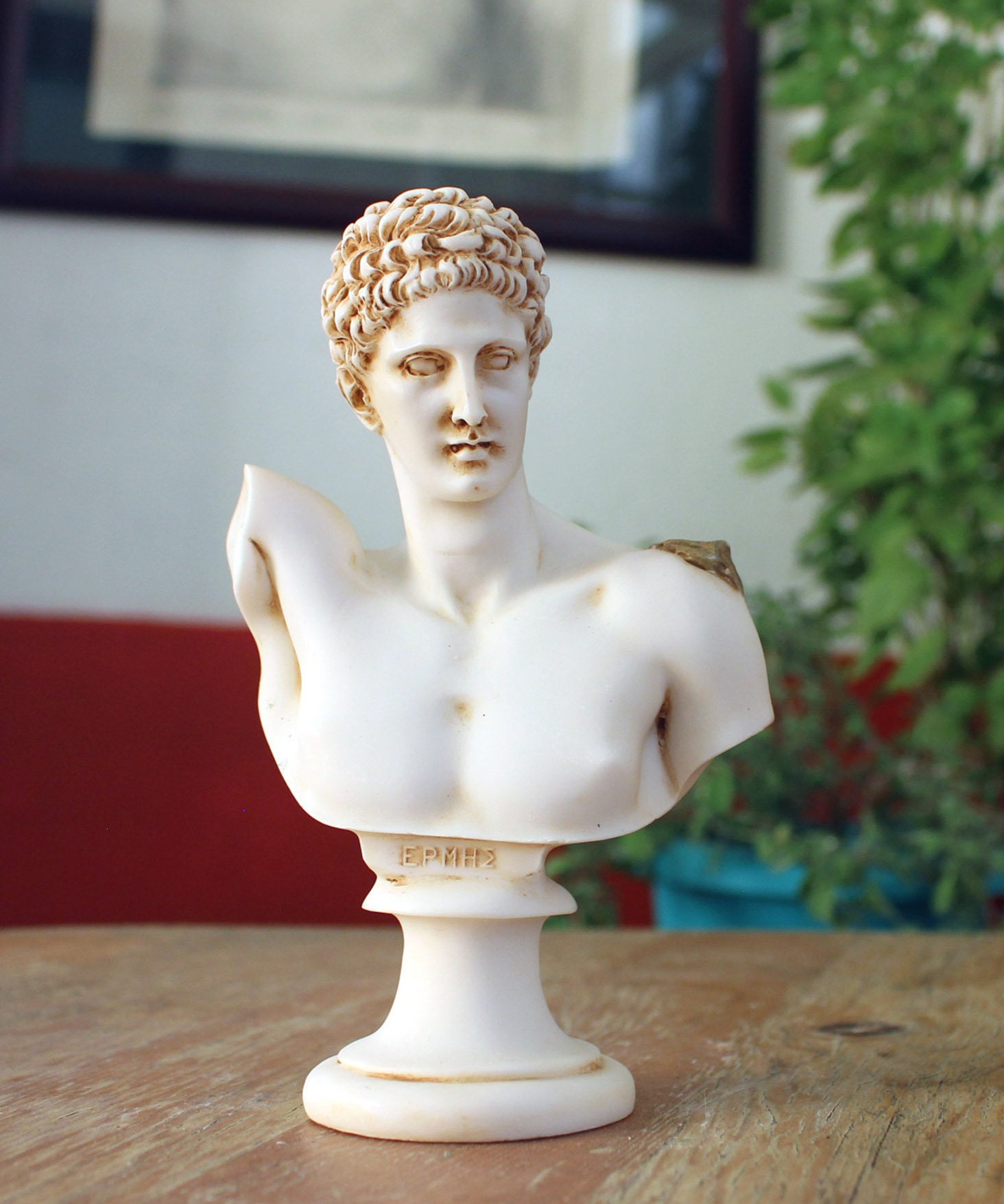 Hermes Statue Greek God Marble Bust 50cm/20inches | Etsy