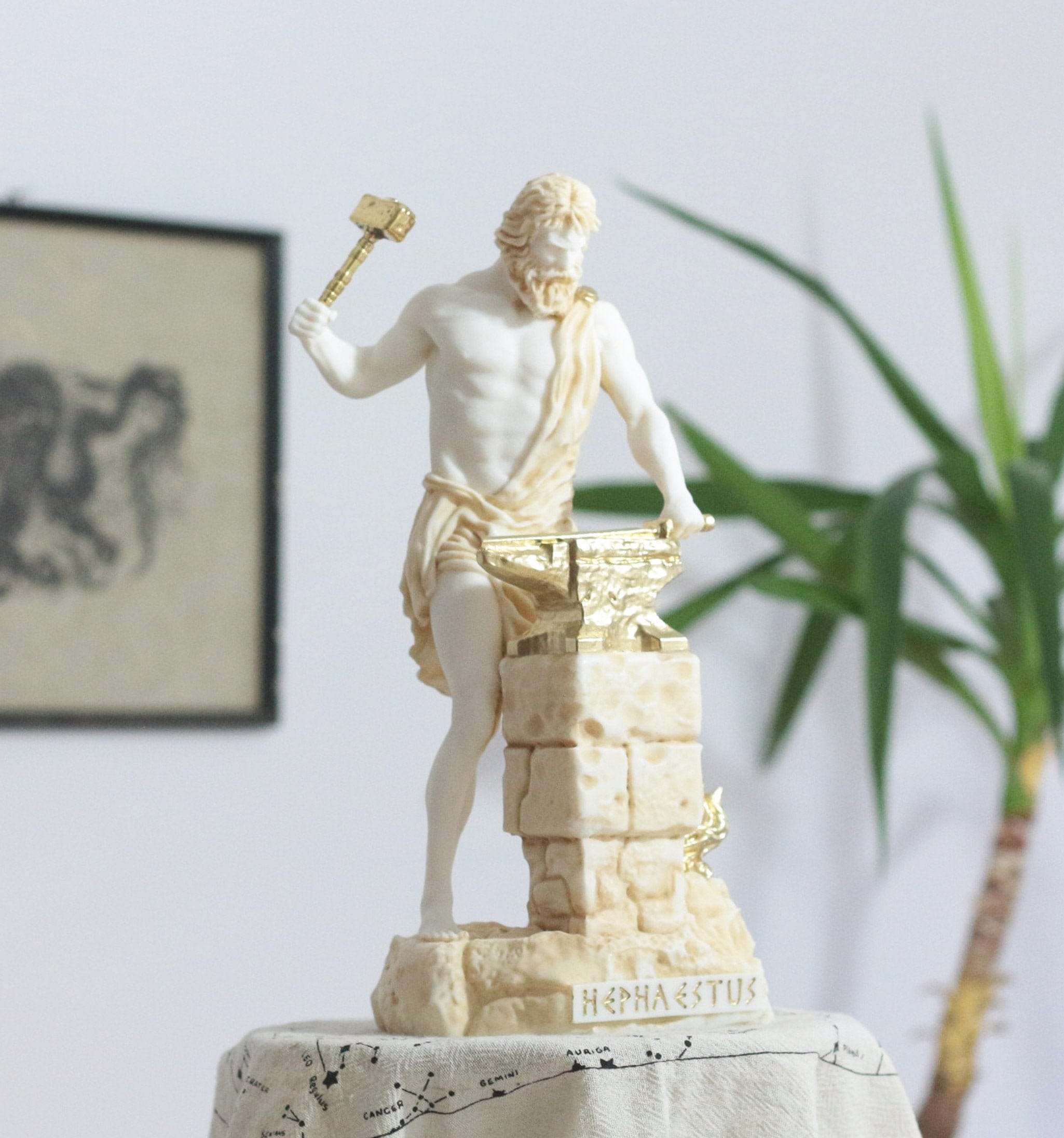 Roman God Vulcan Statue