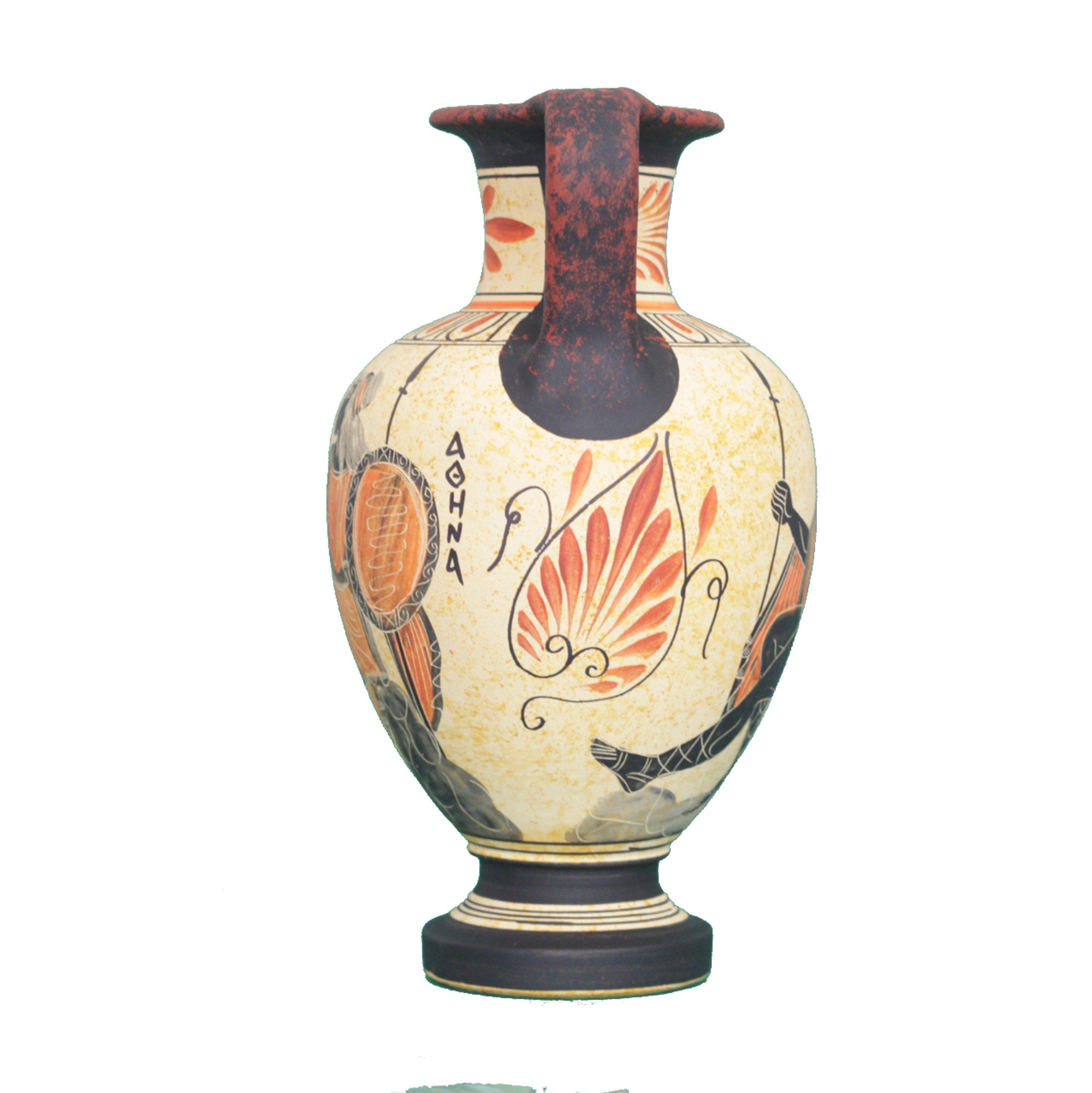 Greek Vase Athena Goddess Ancient Greek Ceramic Amphora Vase | Etsy