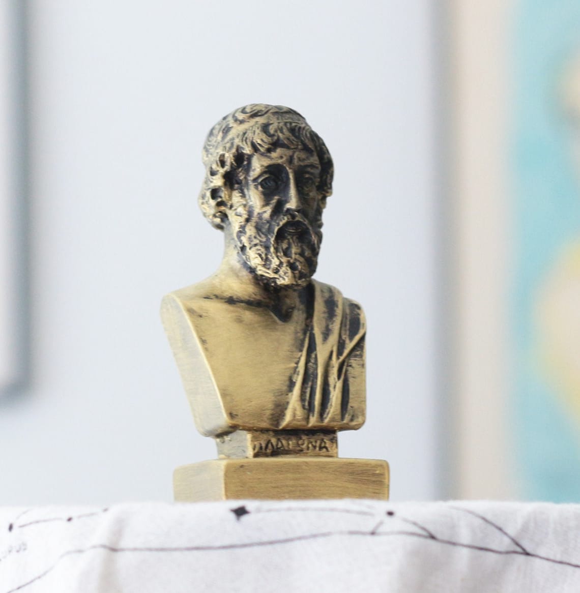 Estatua de Platón Busto filósofo griego antiguo 12cm-4.7in - Etsy México