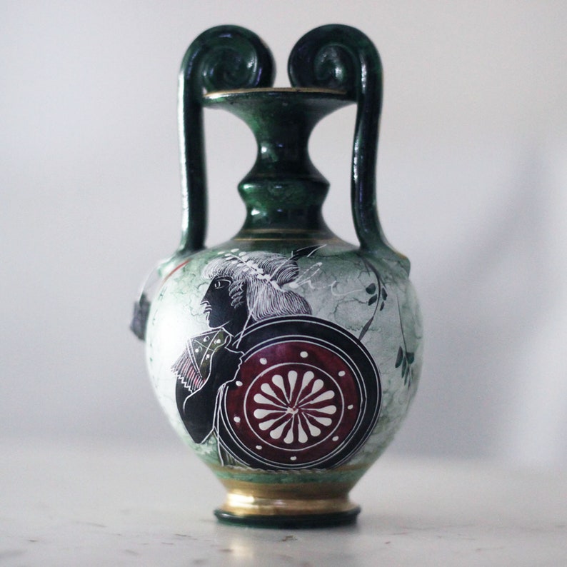 Hector Helen of Troy Greek Pottery Vase Greek Mythology | Etsy