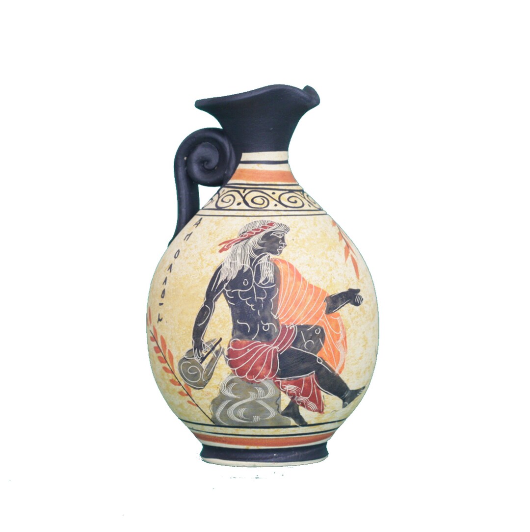 Apollo Dieu Grec Vase Ancient Greek Ceramic Amphora - Etsy France
