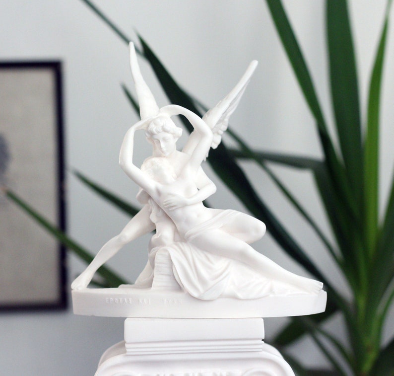 Eros and Psyche Statue Psyche Goddess Eros God Erotic - Etsy