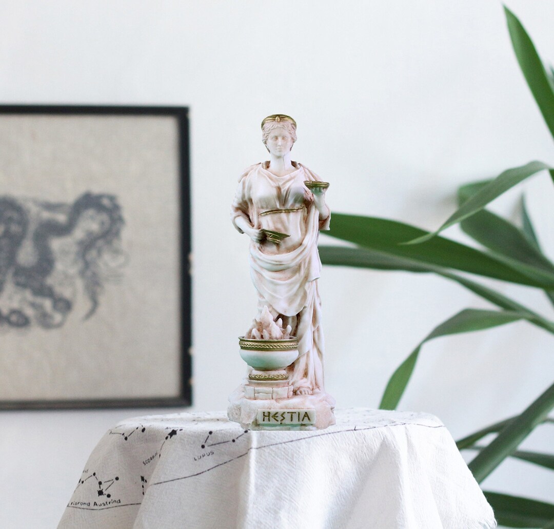 Hestia Statue Ancient Greek Mythology Goddess Altar Statue - Etsy