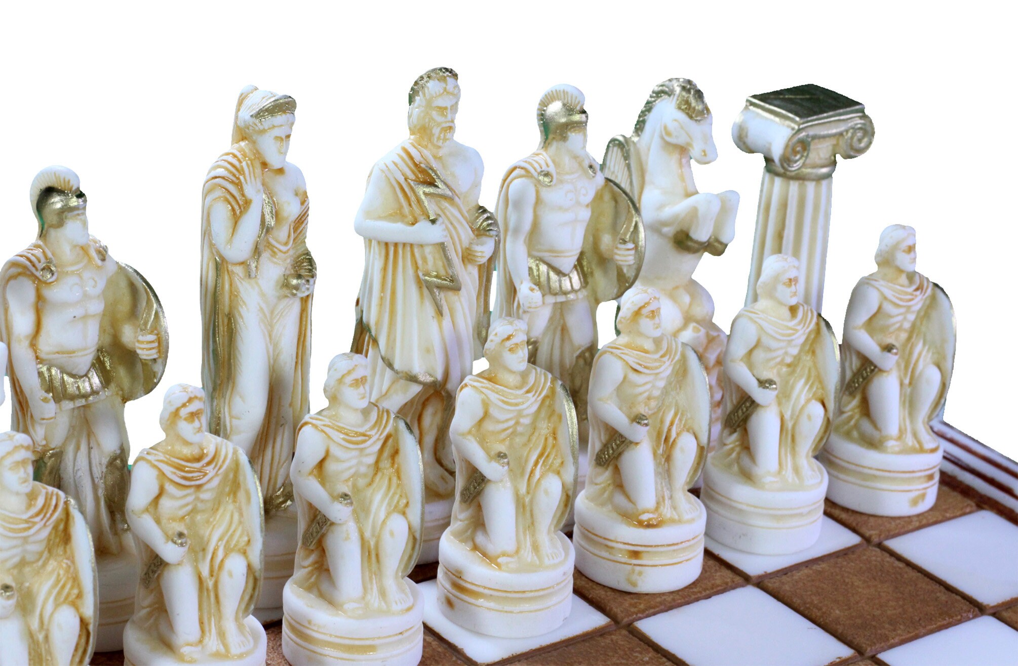 Ancient Greek Handmade Chess Set | Etsy