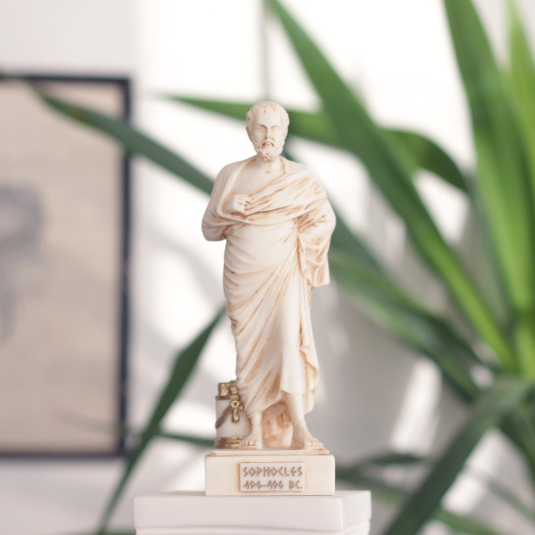 Sophocles Statue, Greek Sculpture, Philosophy Theatre Writer, Marble ...