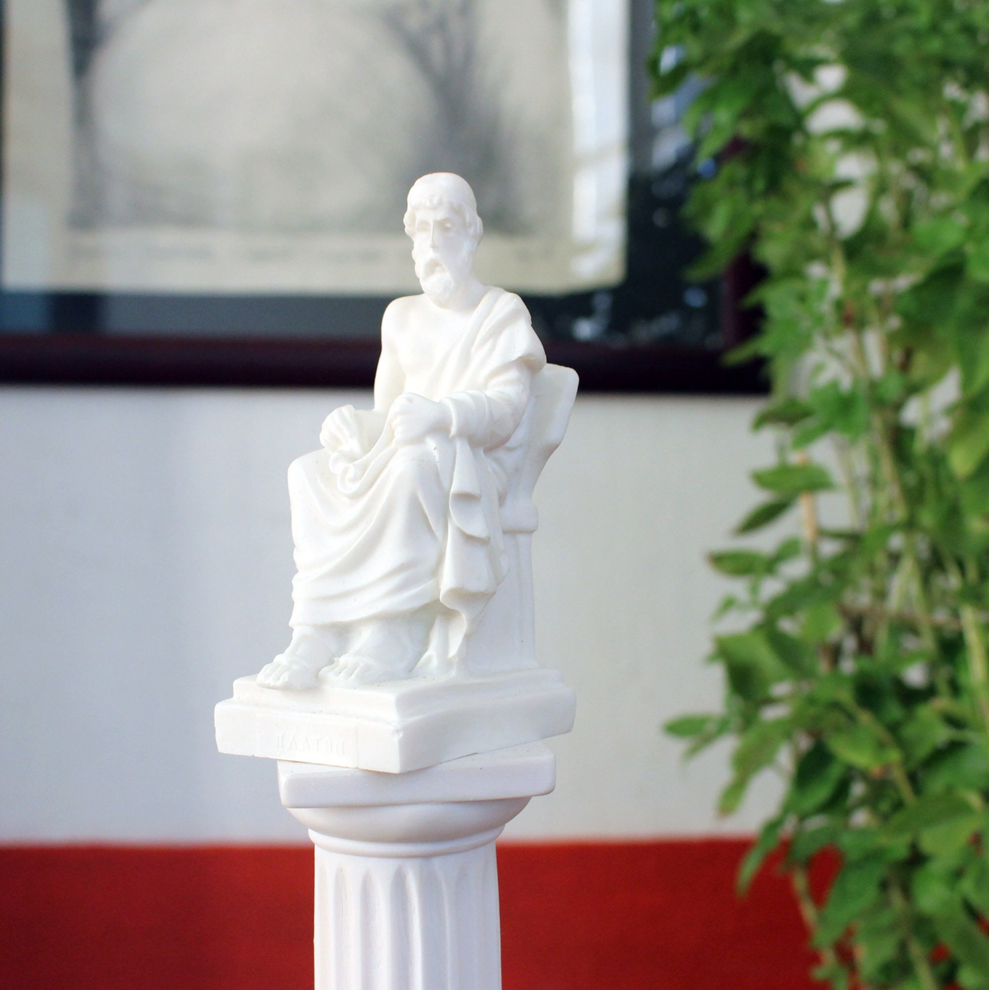 Plato Statue Ancient Greek Philosopher Marble Sculpture Greek | Etsy