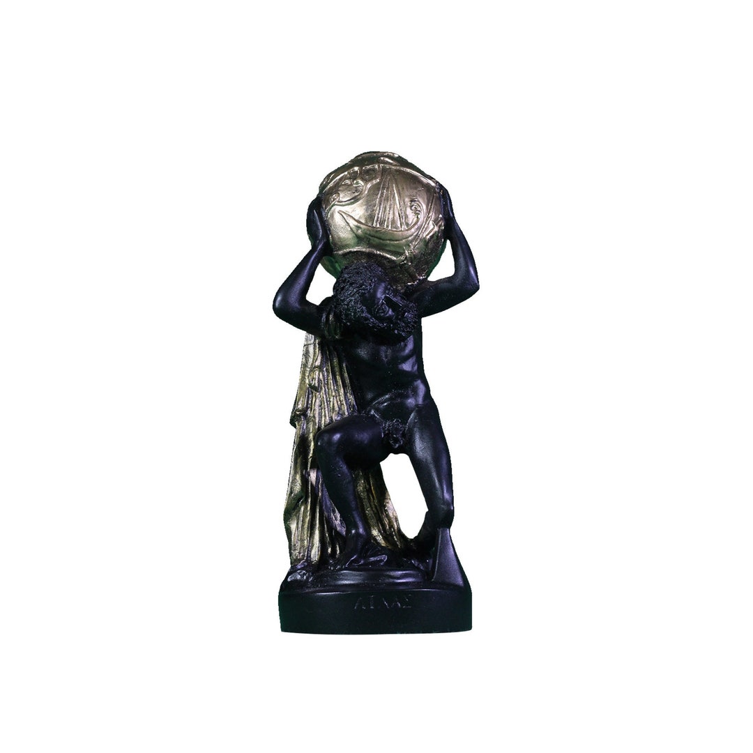 Atlas Statue, Atlas Figurine, Atlas Sculpture, Ancient Greek Mythology ...