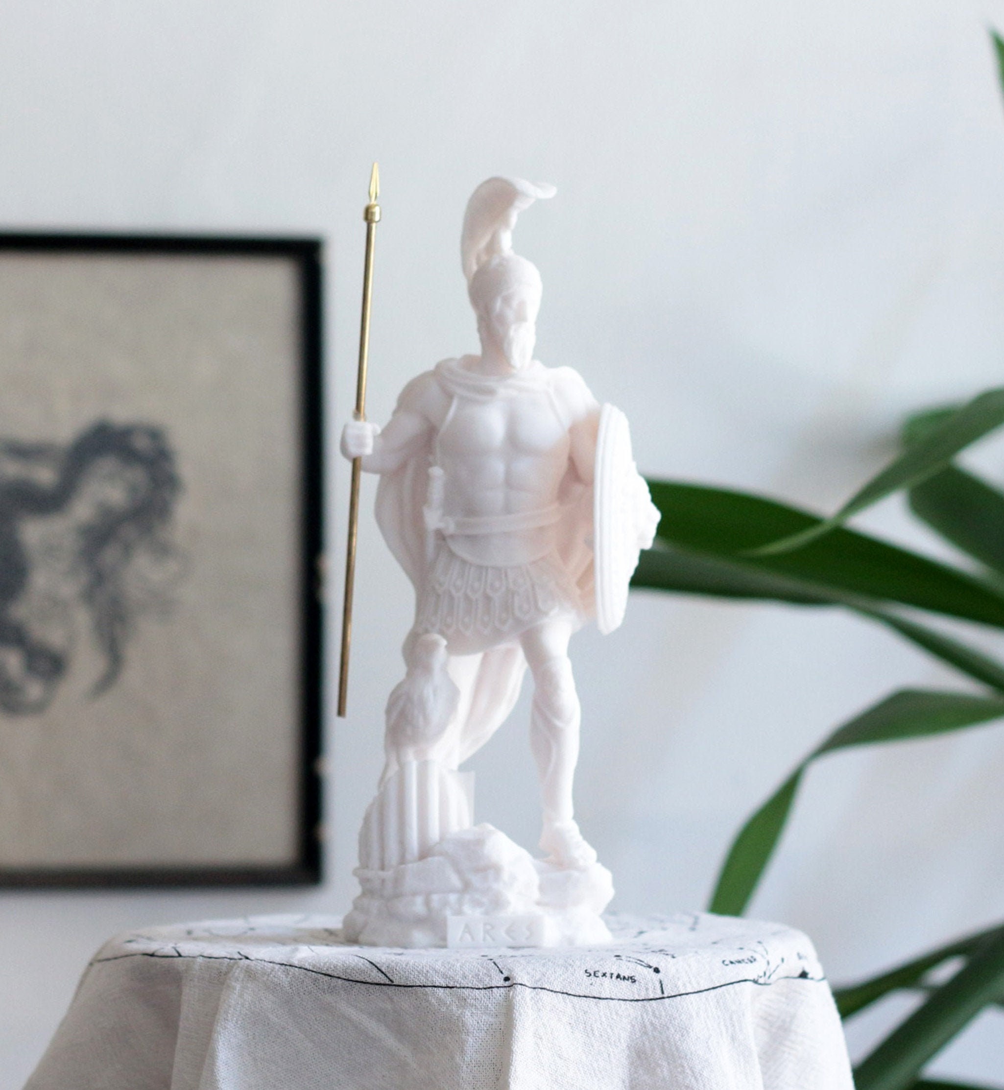 Art & Collectibles 17cm-6.7in Ares Sculpture Mars Statue Greek God Of ...