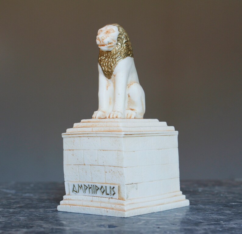 Lion Statue Amphipolis Temple Greek Architecture Greek - Etsy