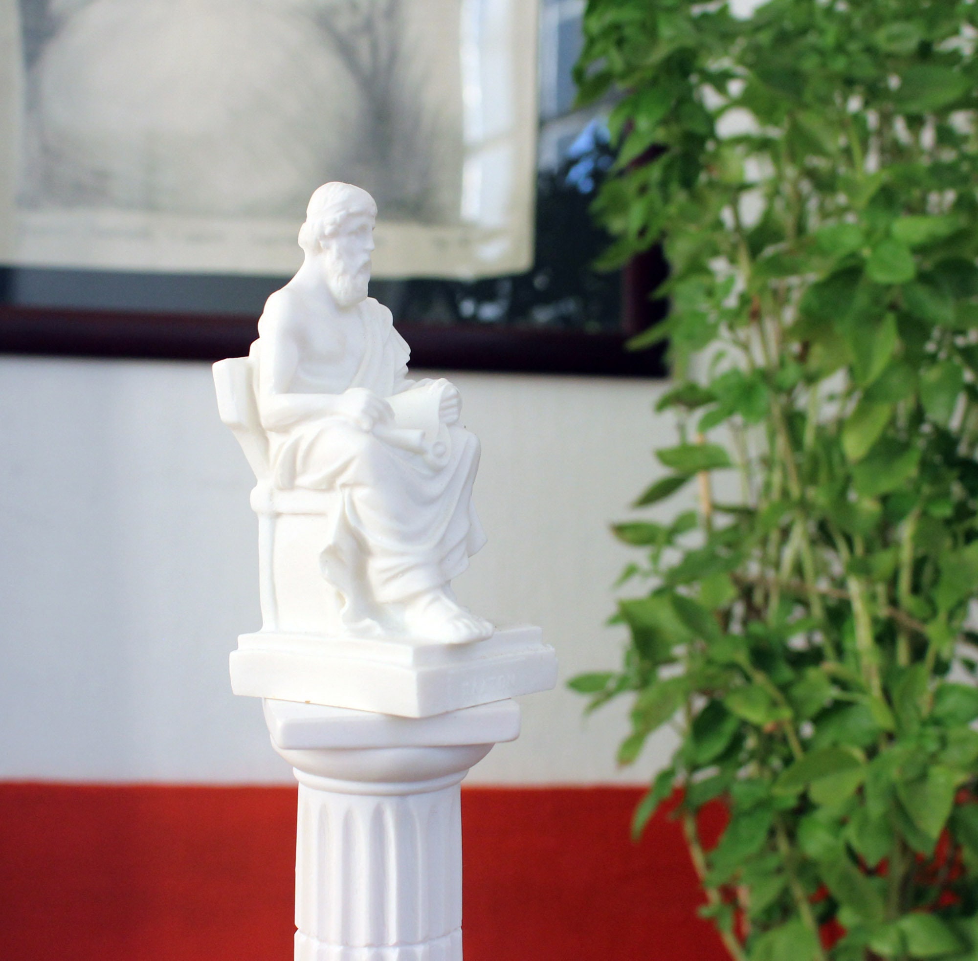 Plato Statue Ancient Greek Philosopher Marble Sculpture Greek | Etsy