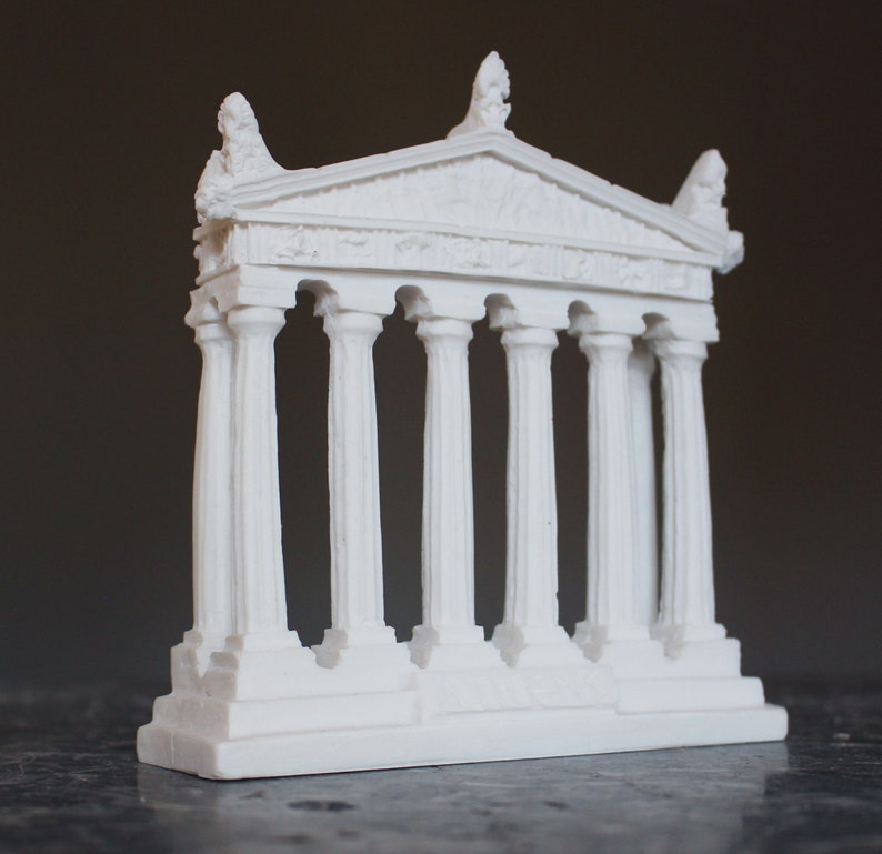 Acropolis Parthenon Ancient Greek Temple Architecture Handmade | Etsy