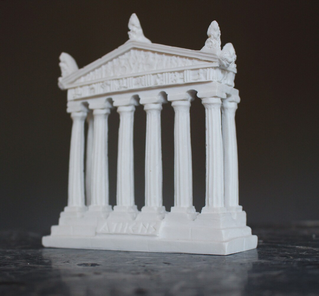 Acropolis Parthenon Ancient Greek Temple Architecture Handmade Marble ...