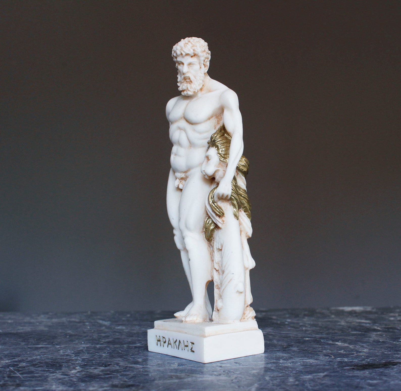Statue dHercule Nudité frontale complète Grèce antique - Etsy France