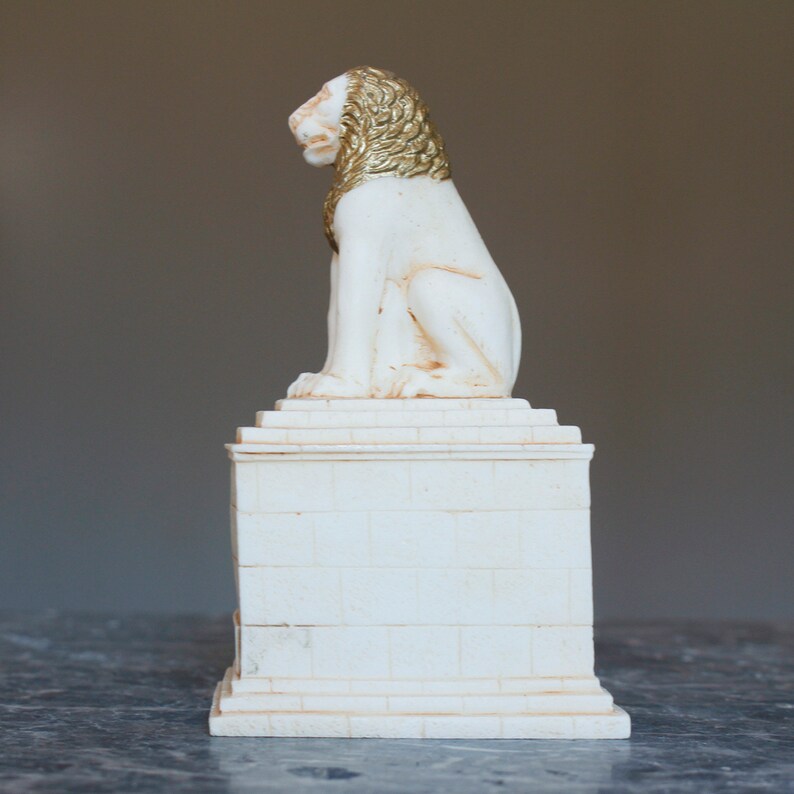 Lion Statue Amphipolis Temple Greek Architecture Greek - Etsy