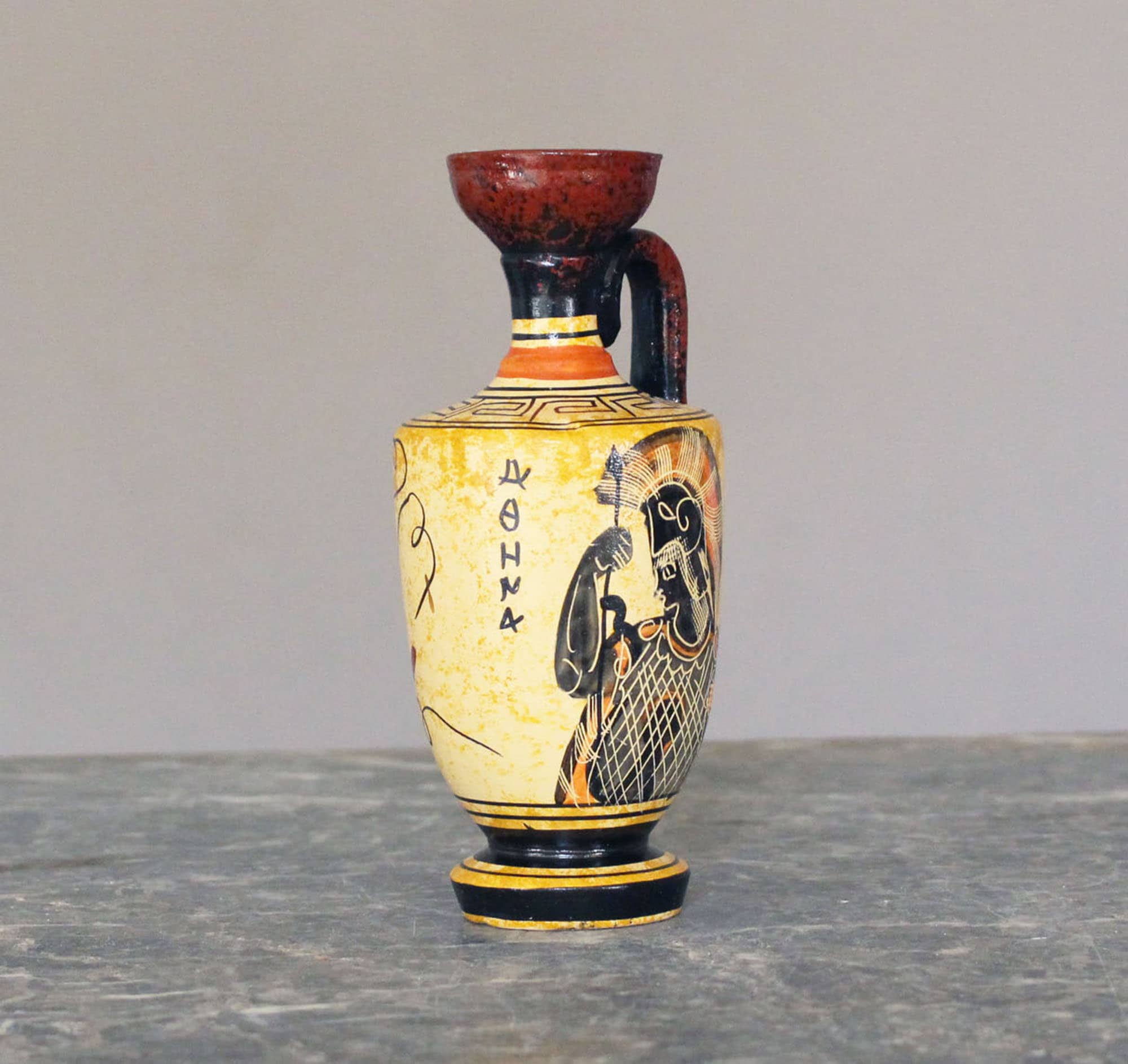 Greek Pottery Vase Athena Goddess Greek Mythology Vase - Etsy UK