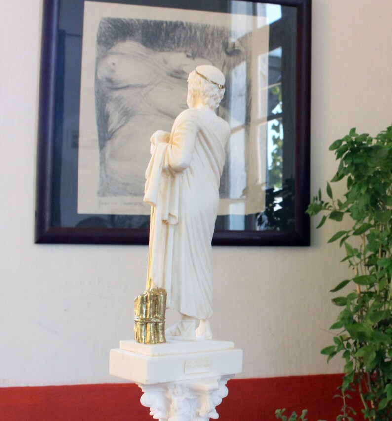 Homer Statue Greek Statue Marble Sculpture Iliad Writer - Etsy