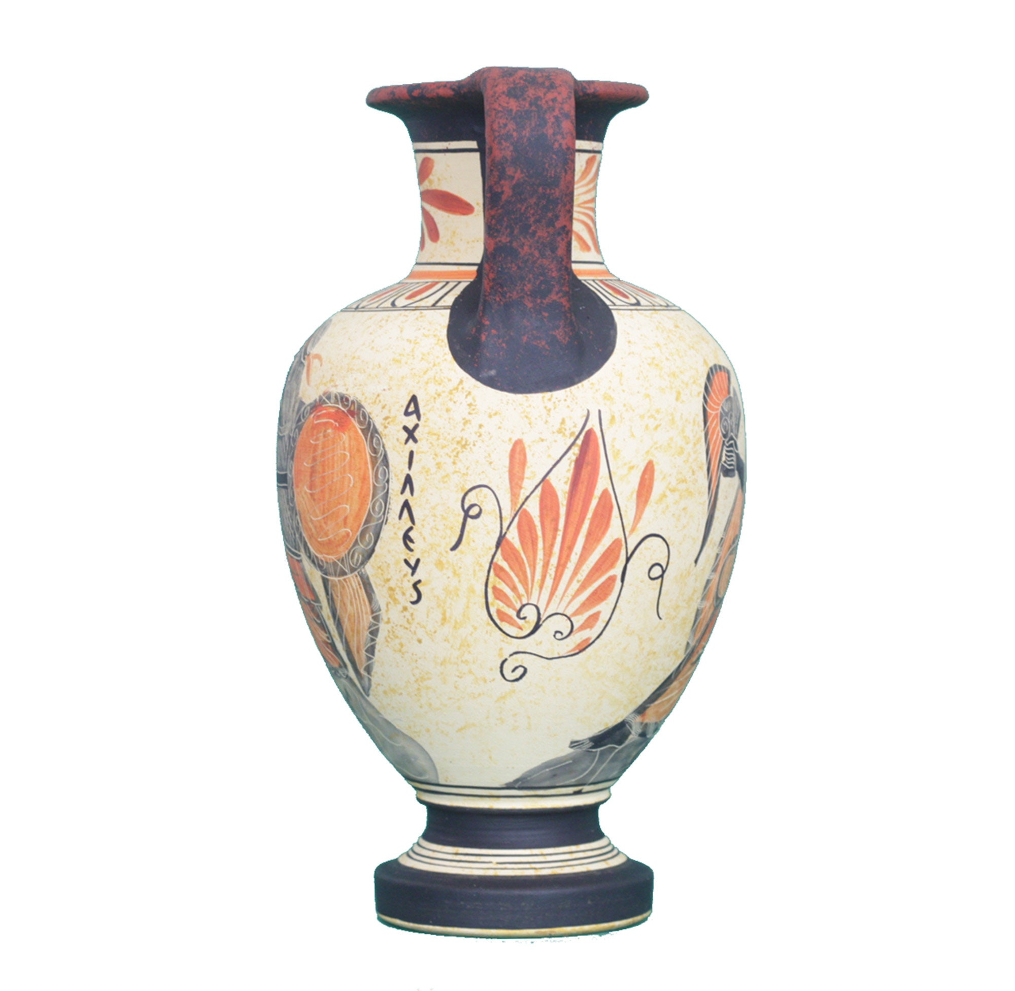 Greek Vase Athena Goddess Ancient Greek Ceramic Amphora Vase | Etsy