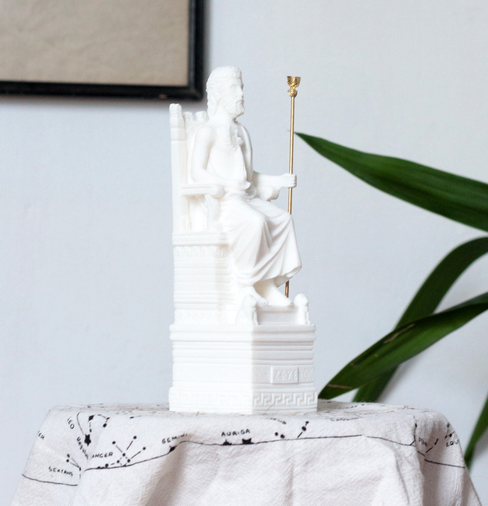 Estatua de Zeus Dios Júpiter Romano Escultura Griega Antigua - Etsy México