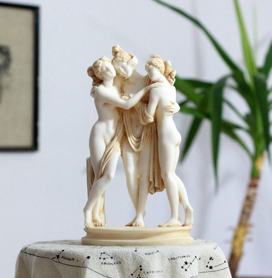 The Three Graces Ancient Greek Roman Antonio Canova Sculpture, 60cm/23.5 - Etsy