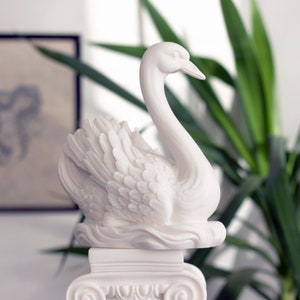 Swan Statue Animal Figure Bird Figurine Bird Statue, 20cm-8in - Etsy