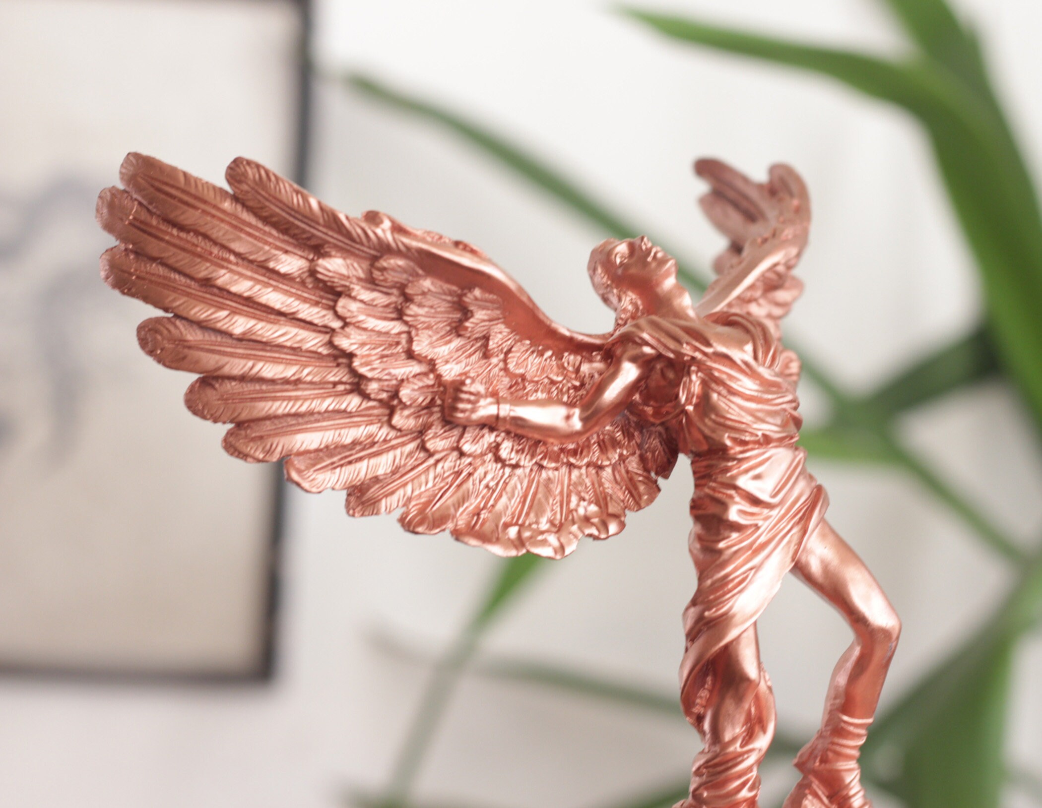 Icarus Statue Greek Statue Marble Sculpture Copper Finish - Etsy
