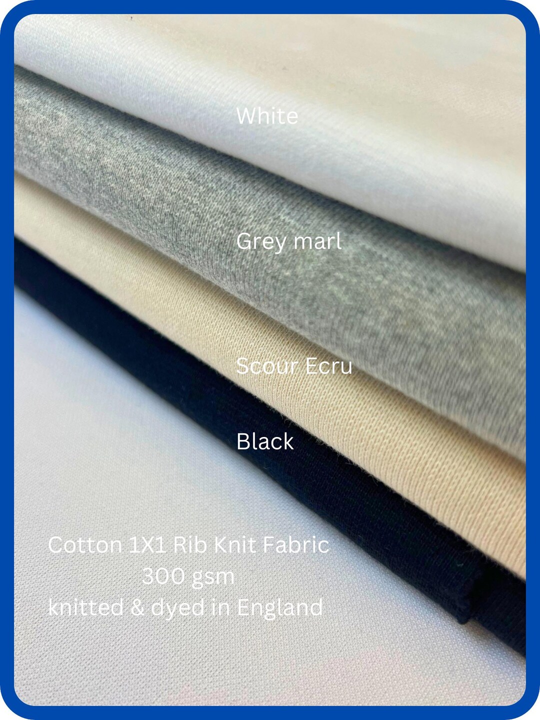 Cotton Rib Knit Fabric , Heavy Thick Jersey Ribbing Cuffs Collars ...