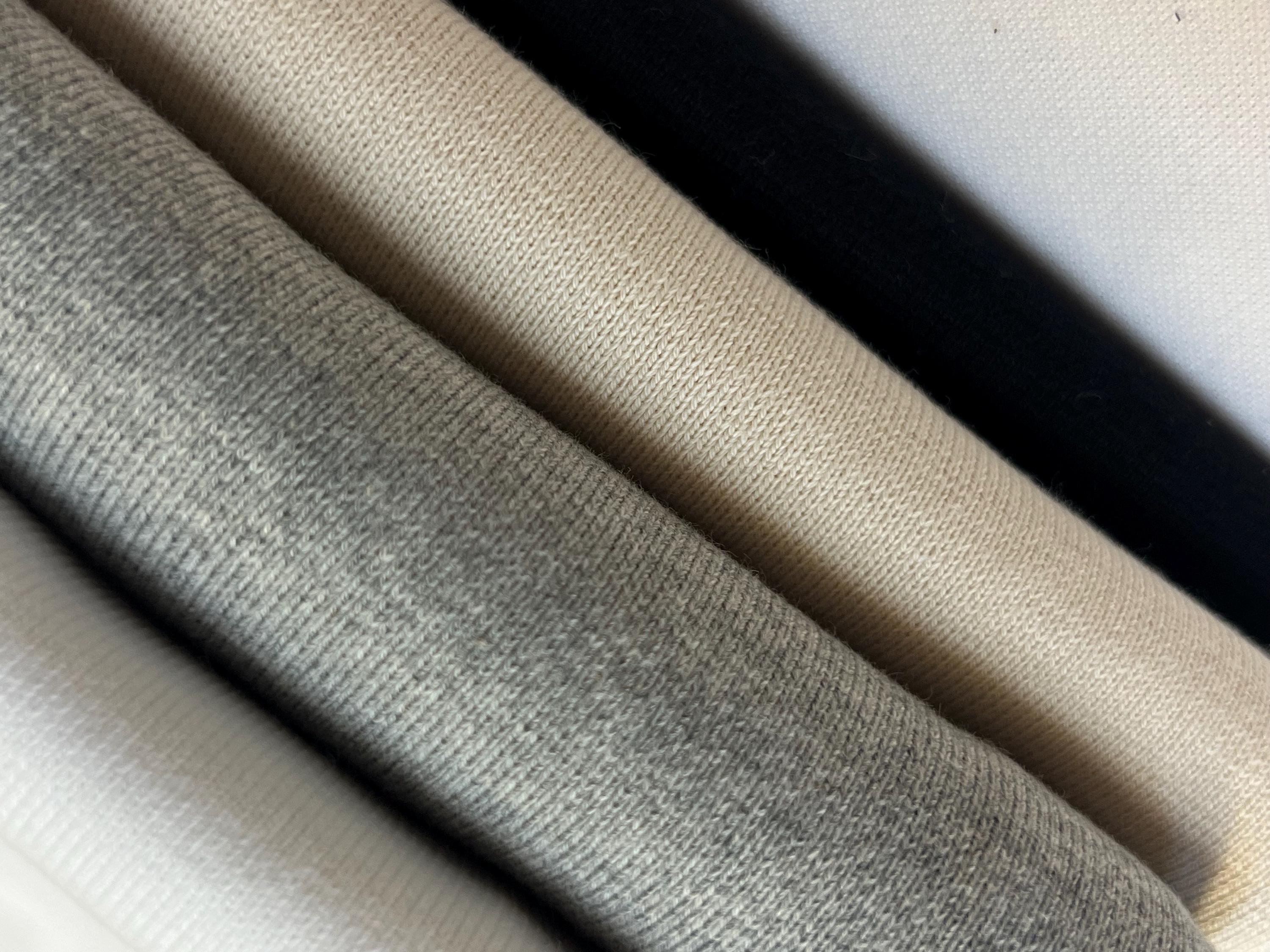 Cotton Rib Knit Fabric , Heavy Thick Jersey Ribbing Cuffs Collars ...