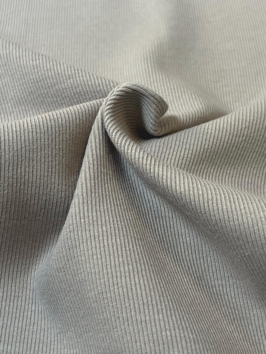 Cotton Jersey Knit Rib Fabric - 2 X 1 Luxury Ribbed Cuffing Stretch ...