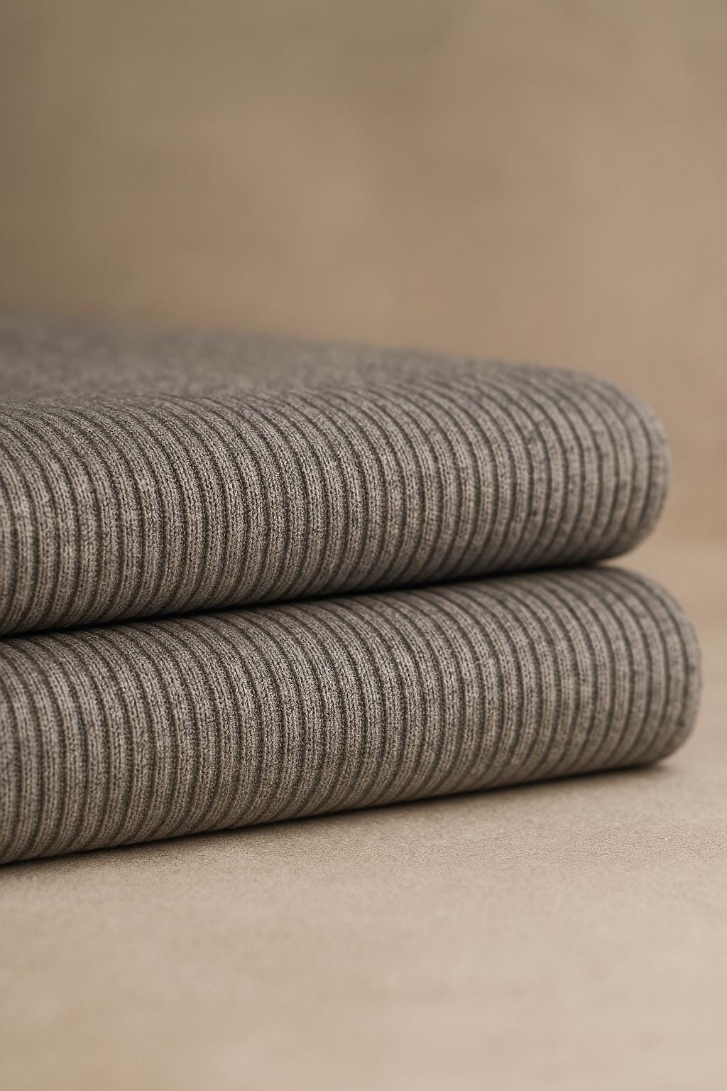 Heavy Chunky Stretch Ribbing Fabric - Luxury Cotton Ribbed Material ...