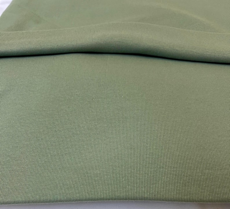 Cotton Jersey Fabric Ribbing, 2x2 Stretch Rib Knit Cuffing Waistband ...