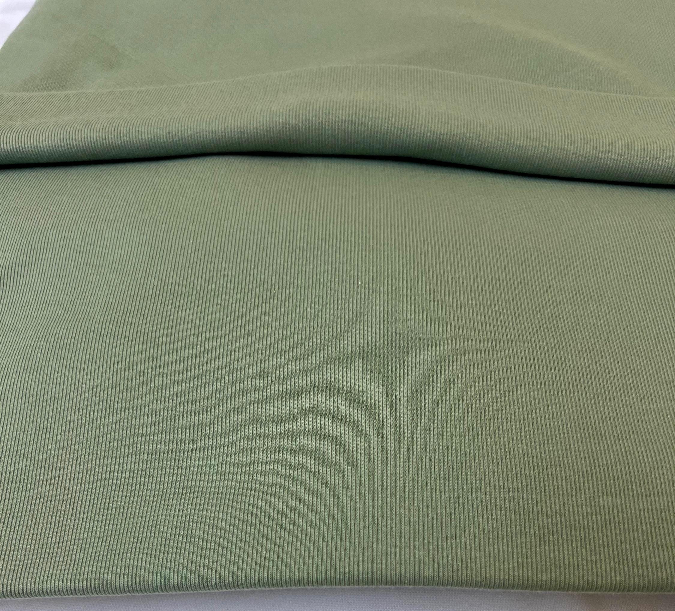 Cotton Jersey Fabric Ribbing, 2x2 Stretch Rib Knit Cuffing Waistband ...
