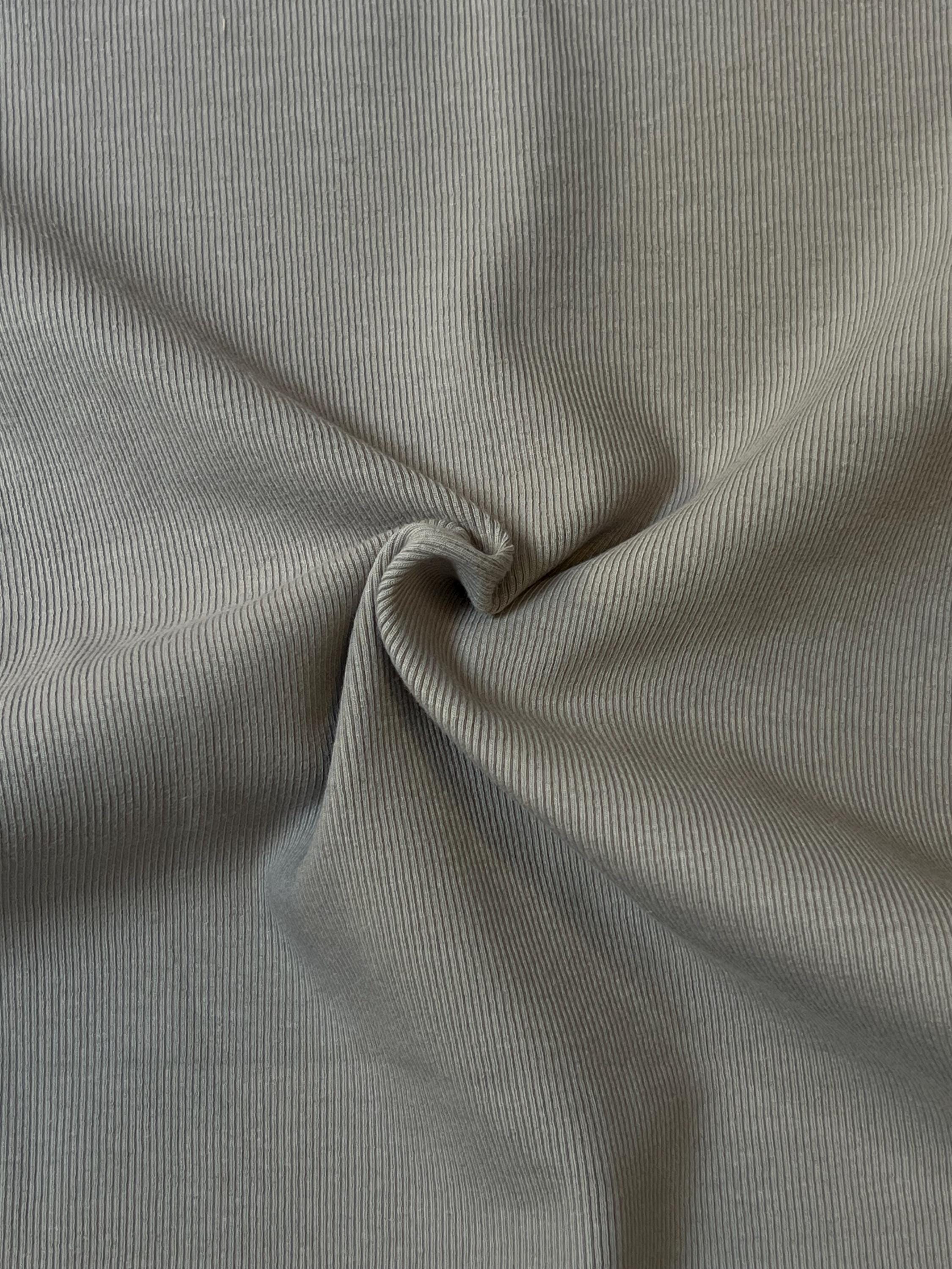 Cotton Jersey Knit Rib Fabric - 2 X 1 Luxury Ribbed Cuffing Stretch ...